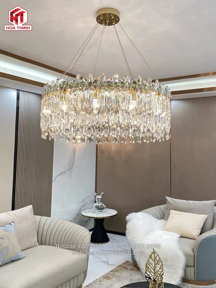 Đèn chùm pha lê HTPL-317 D80